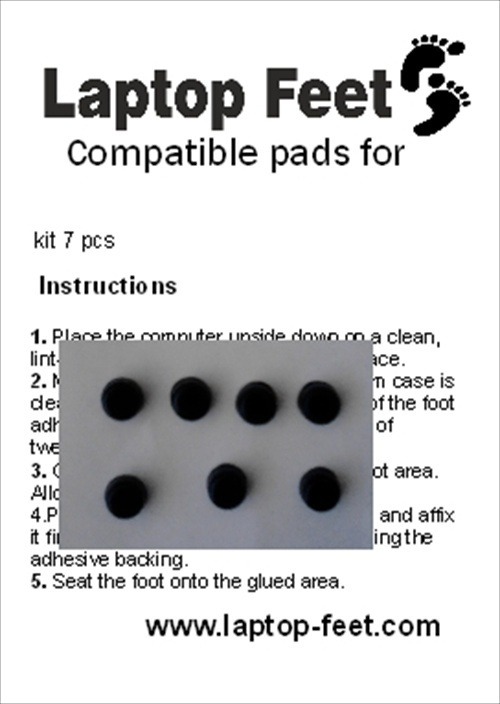 Laptop Feet for HP Compaq EliteBook 8530P / 8530w