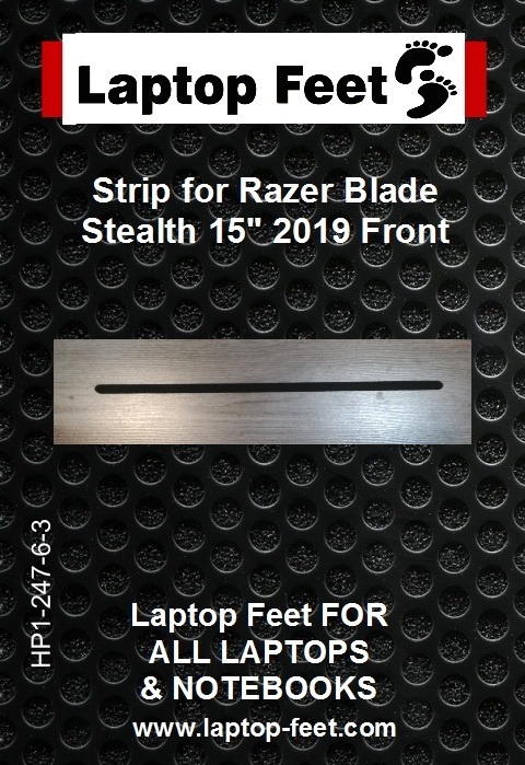 Laptop rubber strip for Razer Blade Stealth 15" 2019 black